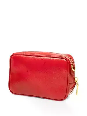 Prada 2010-2026 Mini Saffiano Vernice Camera Bag Crossbody Bag
