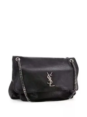Saint Laurent Niki Chain Flap Bag Leather Very Large Shoulder Bag