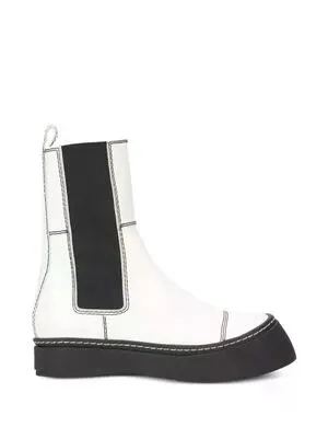 Philosophy Di Lorenzo Serafini Contrast-stitch Chelsea Boots - White