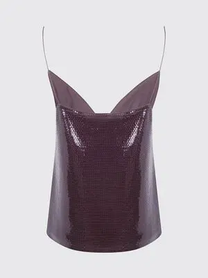Alberta Ferretti Embellished Camisole - Brown
