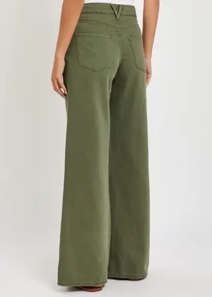 Veronica Beard Kasey Wide-leg Jeans