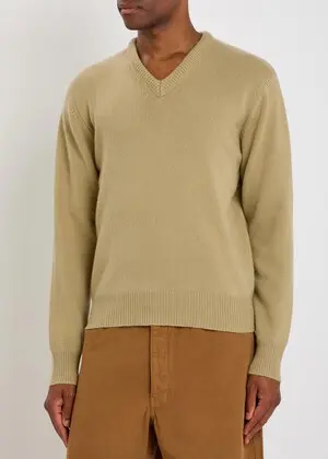 LEMAIRE V-neck Cashmere Jumper