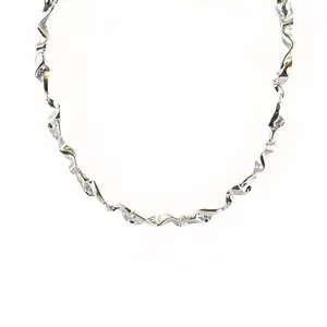 SARAHBIJOUX Draped Necklace In Sterling