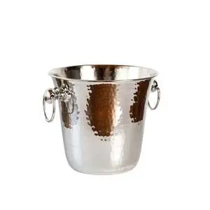 ANATOLIACRAFT Copper Champagne & Ice Bucket - Silver