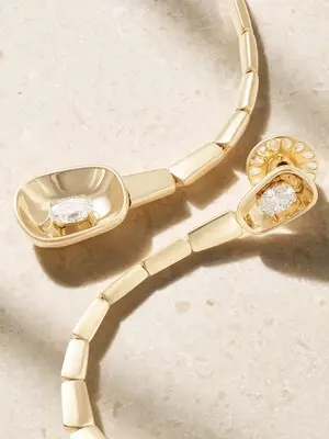 Nikos Koulis 18-karat Diamond Drop Earrings