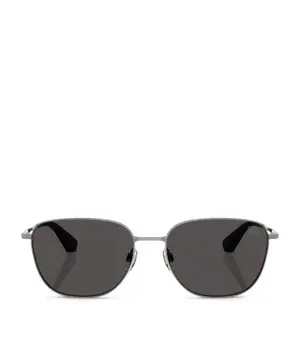 Burberry Metal Be3171 Square Sunglasses - Grey
