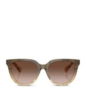 Burberry Acetate Be4469 Phantos Sunglasses - Brown
