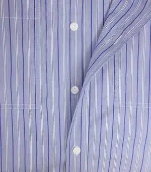 SONG FOR THE MUTE Cotton Pleated Shirt