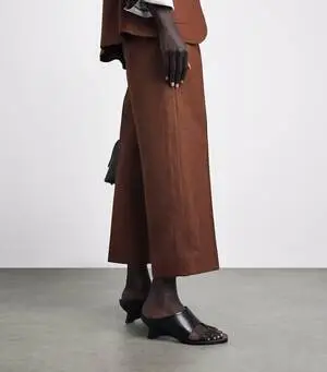 ME+EM Wool-blend Cropped Trousers