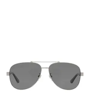 Gucci Metal Gg0528s Sunglasses - Silver