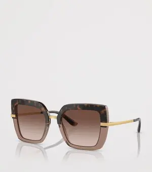 Dolce & Gabbana Tortoiseshell Square Sunglasses