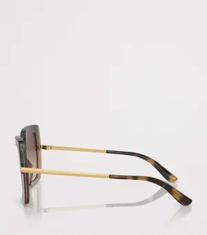 Dolce & Gabbana Tortoiseshell Square Sunglasses