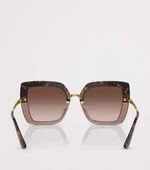 Dolce & Gabbana Tortoiseshell Square Sunglasses
