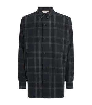 Fear Of God Flannel Check Shirt - Black