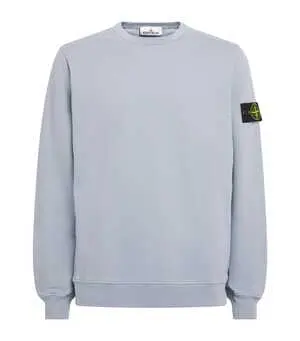 Stone Island Cotton Compass Sweatshirt - Grey