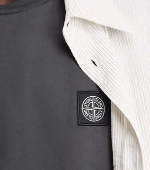 Stone Island Cotton Compass Logo T-shirt