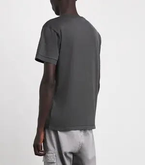 Stone Island Cotton Compass Logo T-shirt