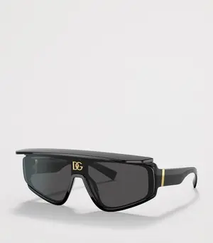 Dolce & Gabbana Nylon Rectangle Sunglasses