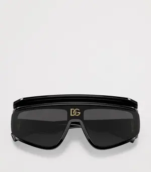 Dolce & Gabbana Nylon Rectangle Sunglasses