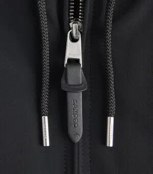 Sandro Padded Hooded Zip-up Jacket