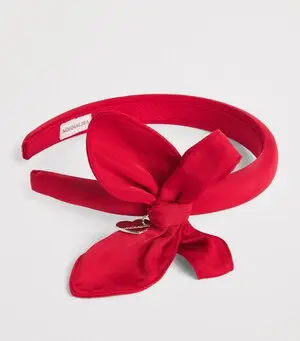 Monnalisa Satin Bow Headband
