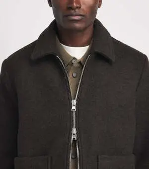 NN.07 Wool-blend Gael Overshirt