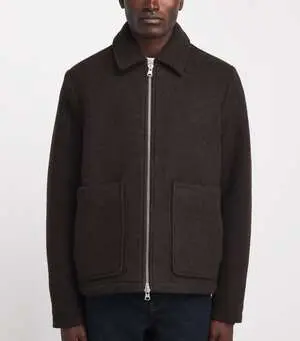 NN.07 Wool-blend Gael Overshirt