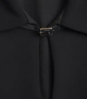 Sandro Crepe Layered Mini Dress