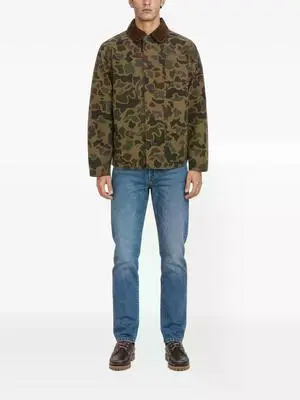 Filson Camouflage-print Corduroy-collar Jacket