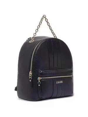 Liu Jo Silver Tone Backpacks For Women