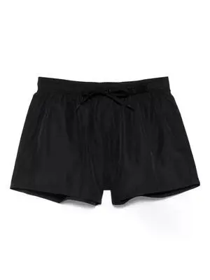 Moschino Logo-lettering Swim Shorts - Black