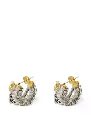 Simone Rocha Rhinestone-embellished Stacked Earrings