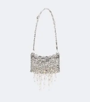 Rabanne 1969 Nano Embellished Fringed Shoulder Bag