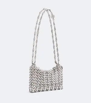 Rabanne 1969 Nano Embellished Fringed Shoulder Bag