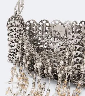 Rabanne 1969 Nano Embellished Fringed Shoulder Bag