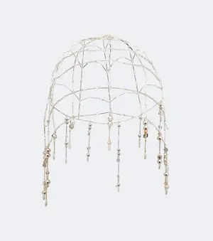 Rabanne Embellished Headpiece - Silver