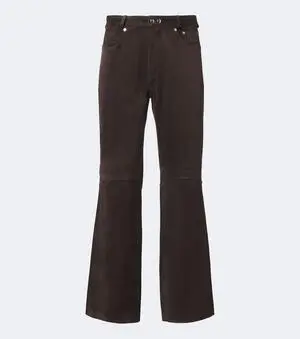 Our Legacy Carlson Cut Suede Bootcut Trousers