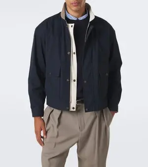 Saint Laurent Reversible Cotton Jacket