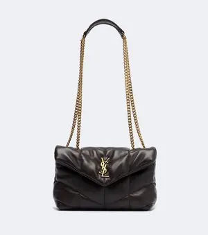 Saint Laurent Loulou Mini Leather Shoulder Bag