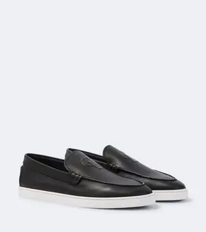 Christian Louboutin Logo Loafers For Men