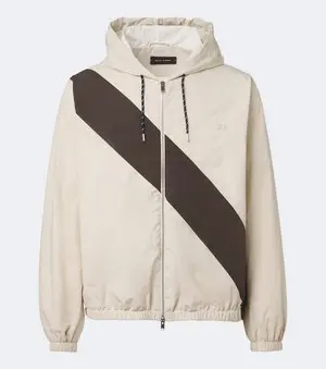 WALES BONNER Kalpa Hooded Cotton-blend Jacket - Multicoloured