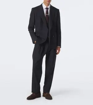 Dolce & Gabbana Pinstripe Wool-blend Straight Pants