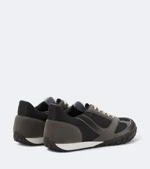 Givenchy Glide Suede-trimmed Sneakers