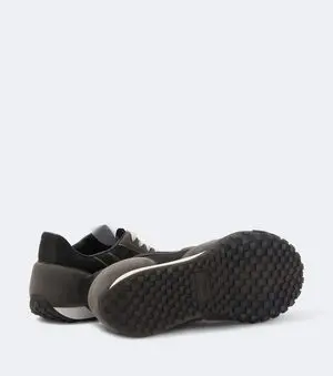 Givenchy Glide Suede-trimmed Sneakers