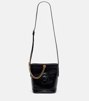 Versace Medusa Mini Leather Bucket Bag