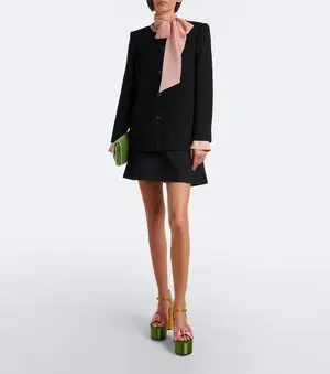 Valentino Garavani Crasher Satin Platform Sandals