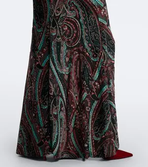 Etro Paisley Jacquard Gown