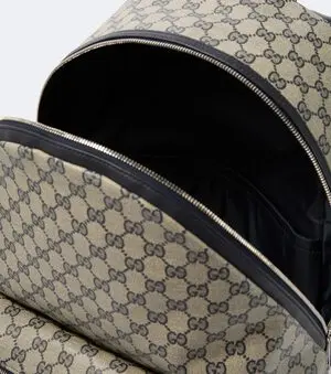Gucci Essence Classic Medium Gg Canvas Backpack