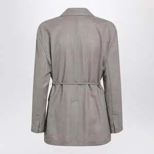Brunello Cucinelli Double-breasted Virgin Wool Blazer