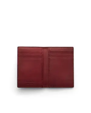 Prada Antiqued Leather Card Holder